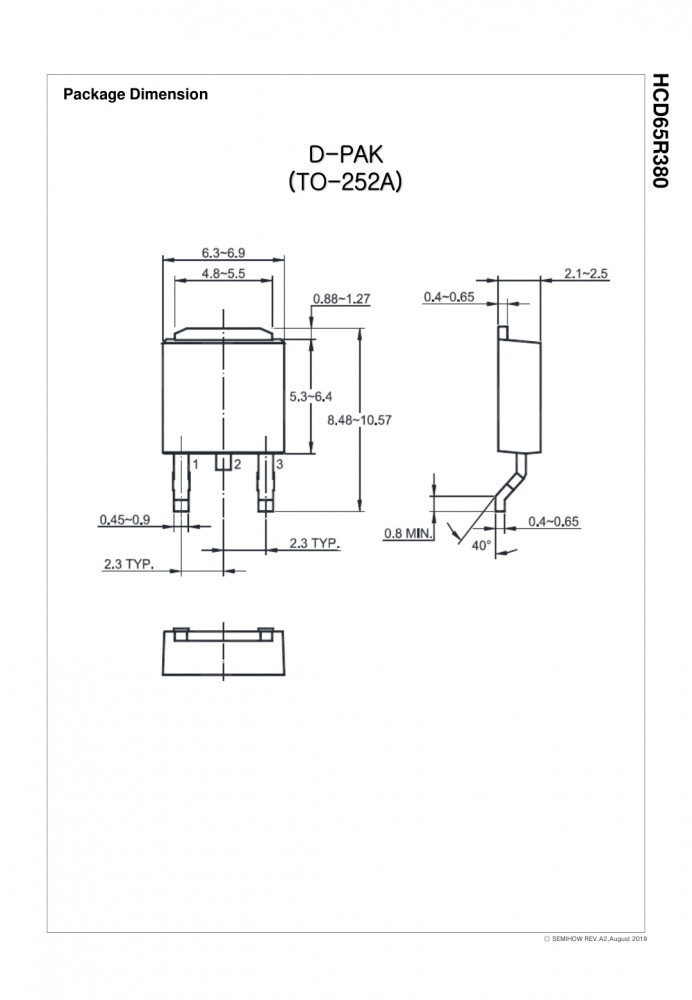 HCD65R380 datasheet page 7