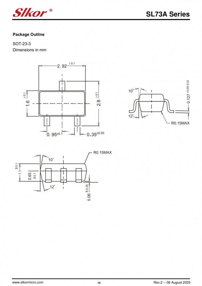 SL73A datasheet page 10
