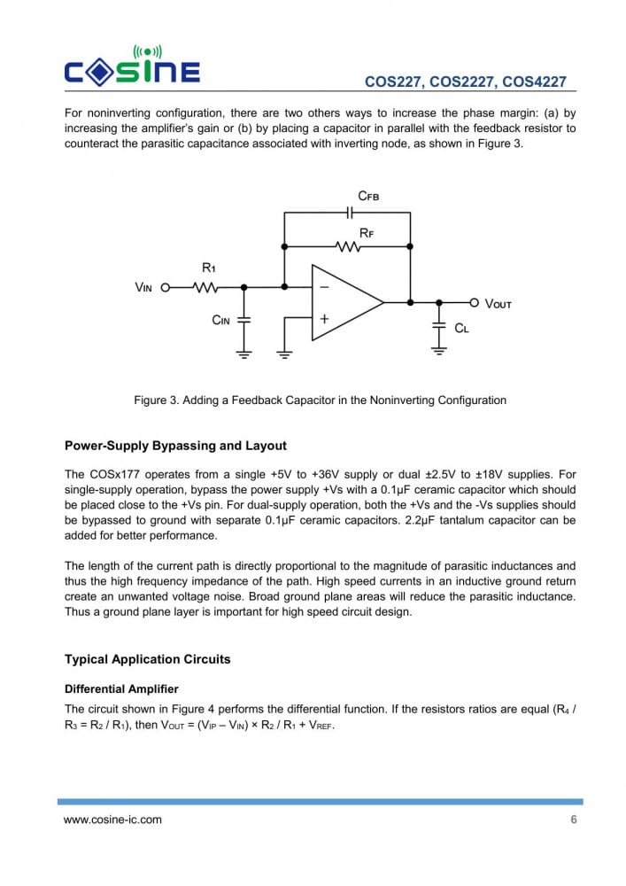 COS2227USR datasheet page 6