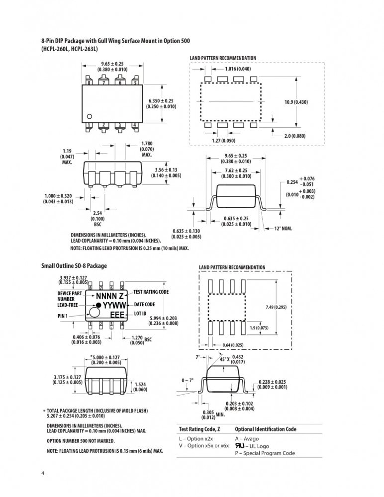 HCPL-063L-500E datasheet page 4