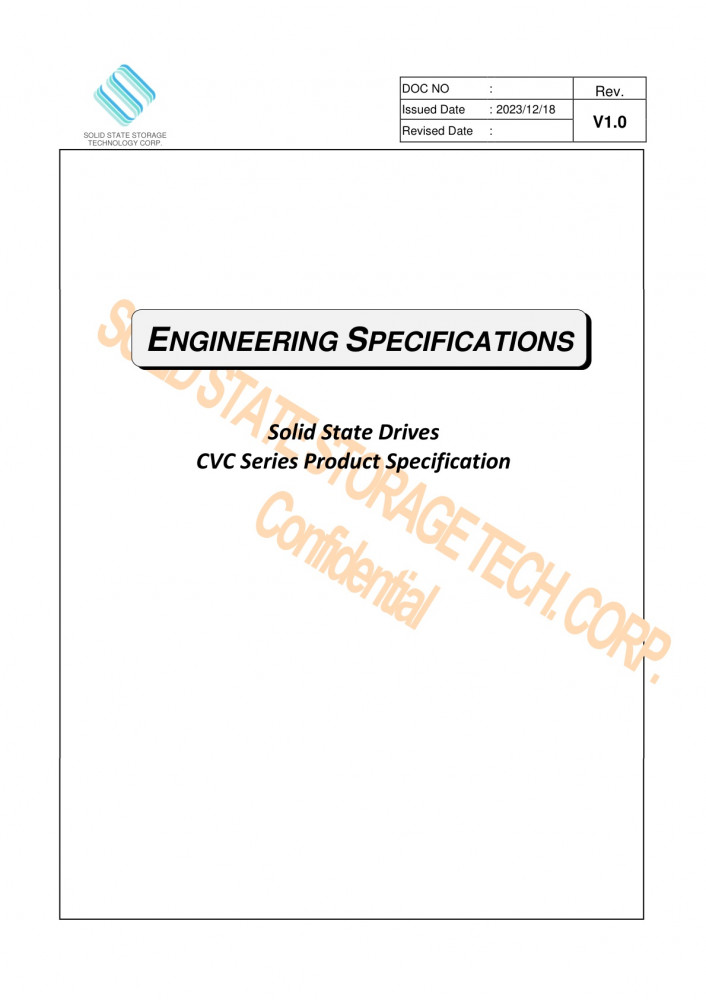 Technical document page 1