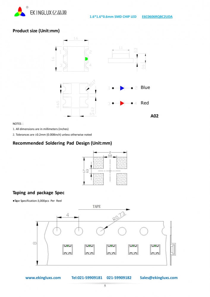 E6C0606RQBC2UDA datasheet page 5