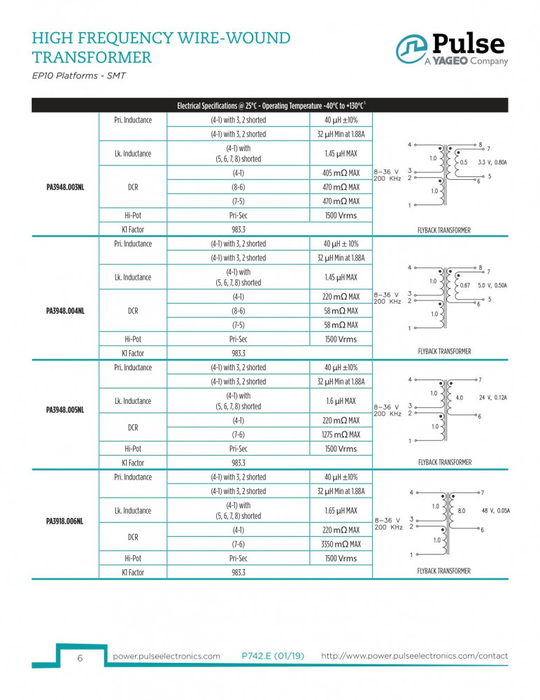 PA2456NLT datasheet page 6