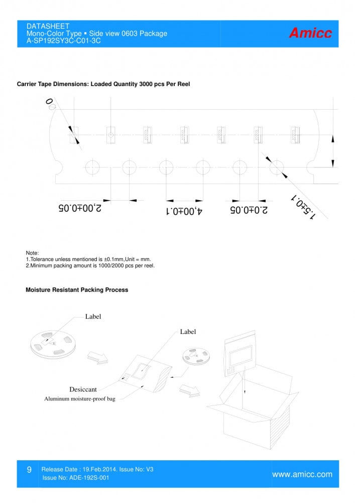 A-SP192SY3C-C01-3C datasheet page 9