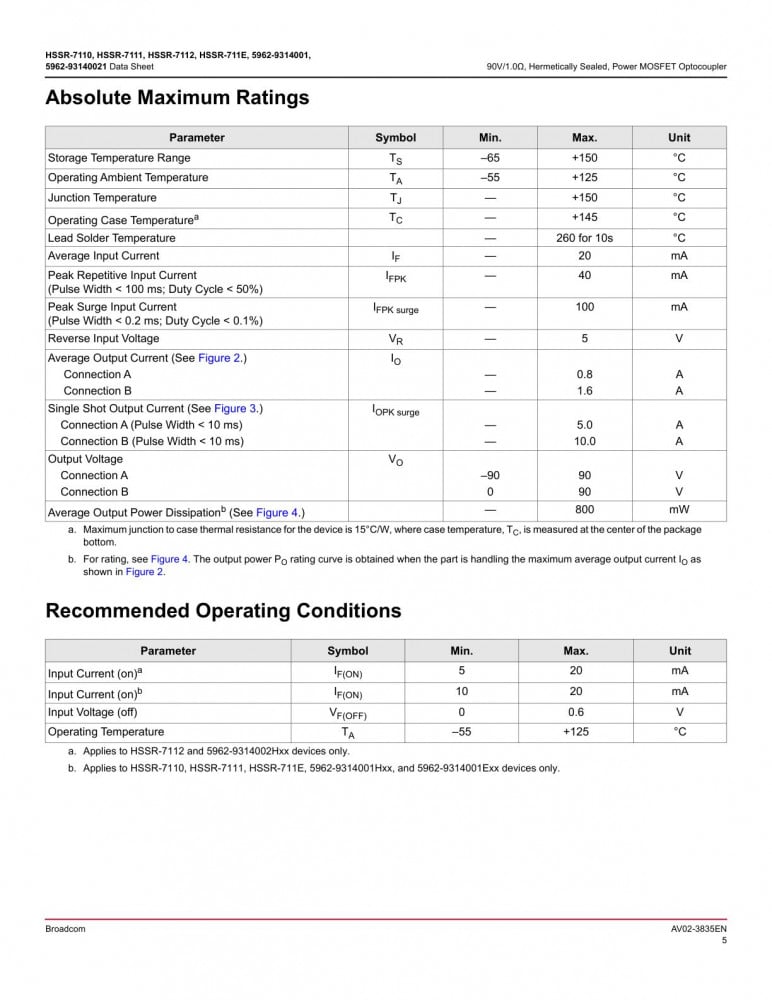 HSSR-7111#300 datasheet page 5