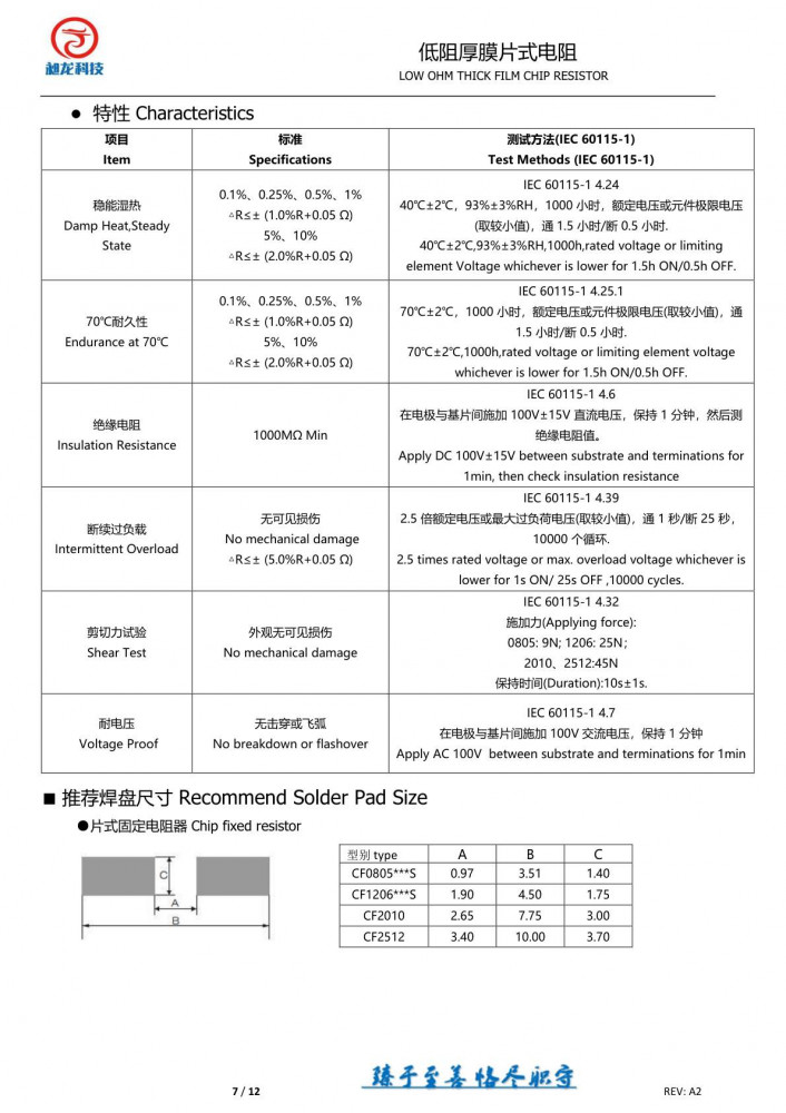 CHANGLONG datasheet page 7