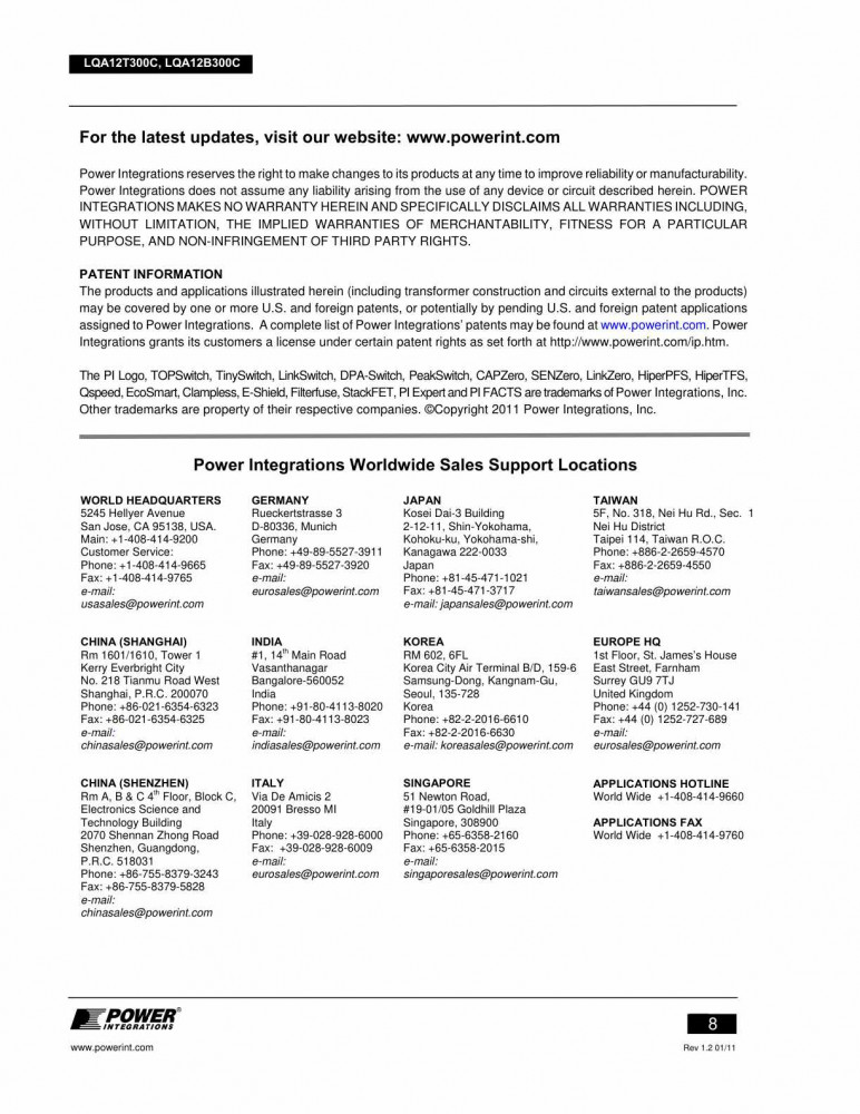LQA12T300C datasheet page 8