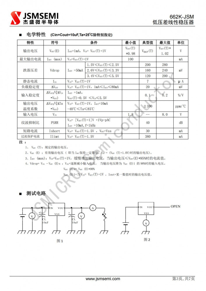 662K-JSM datasheet page 3