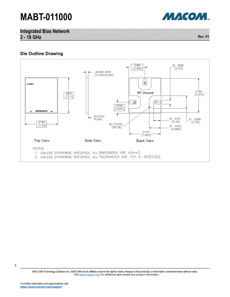 MABT-011000 datasheet page 5