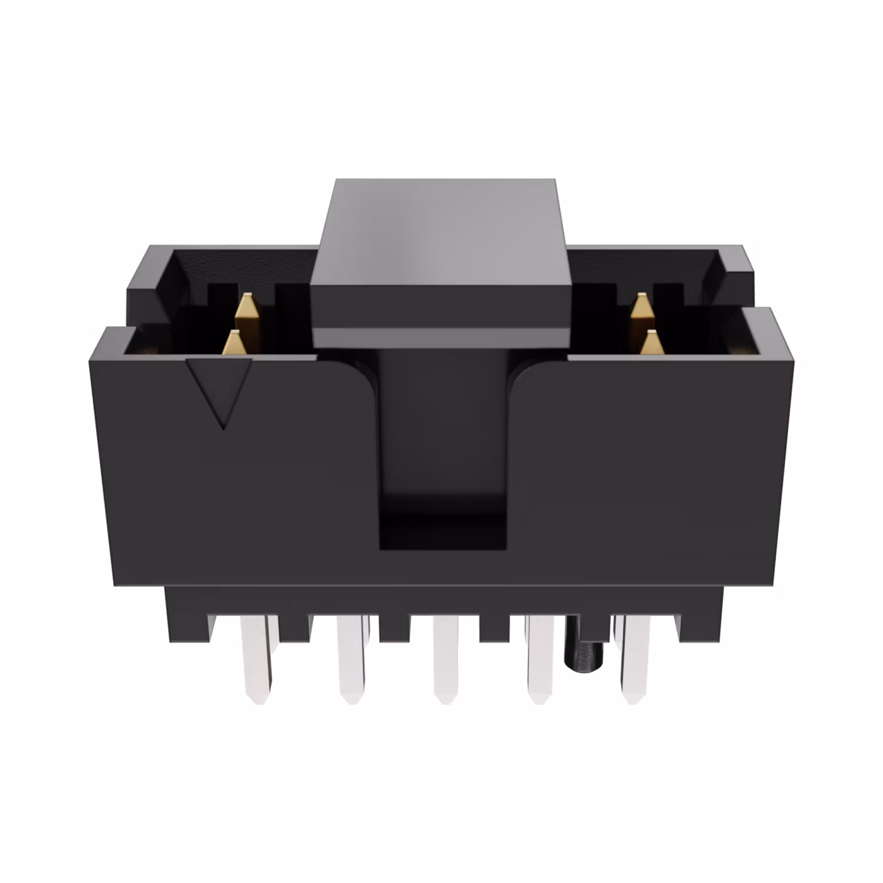 2.00mm Pitch, Milli-Grid PCB Header, Dual Row, Vertical, Through Hole, Shrouded, 10 Circuits, 0.76µm Gold (Au) Plating, 2.50mm Tail Length, Dual Side Slots, Center Polarization, with Cap and Peg, Tape and Reel for sale