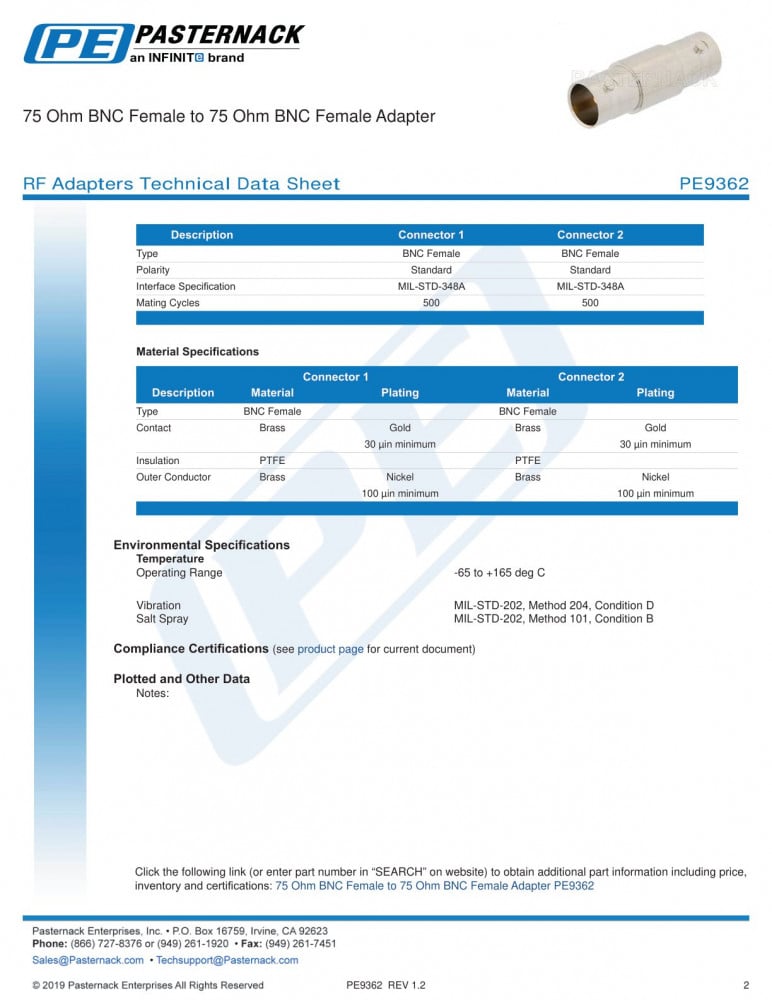 PE9362 technical document page 2