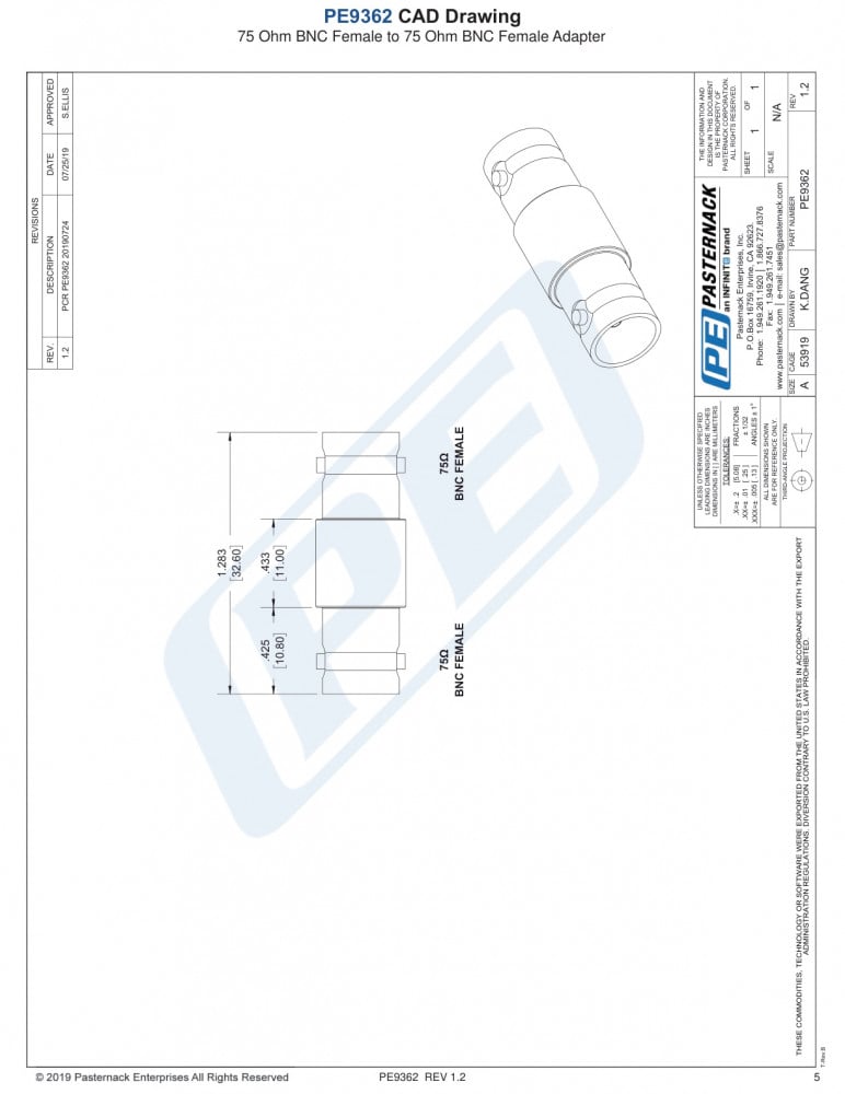 PE9362 technical document page 5