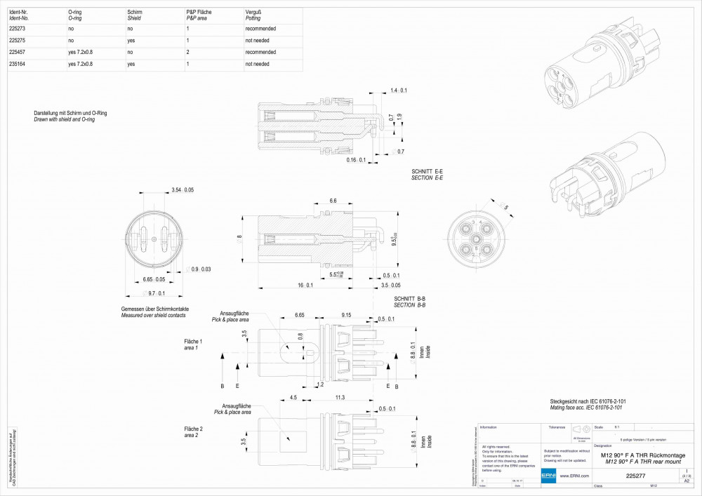 TE Connectivity connector document page 2