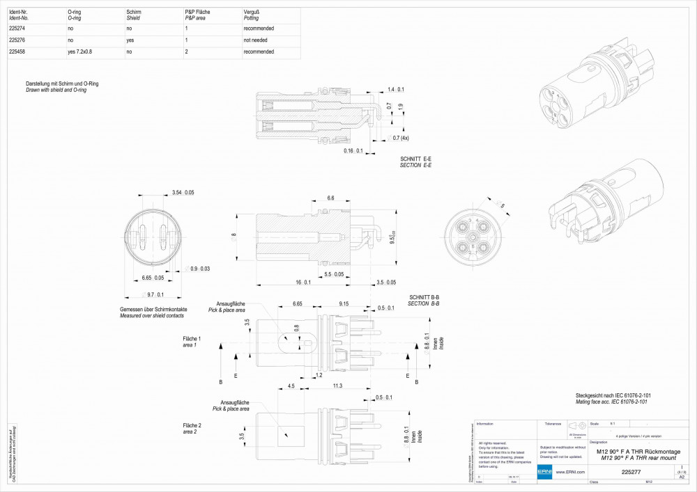 TE Connectivity connector document page 3