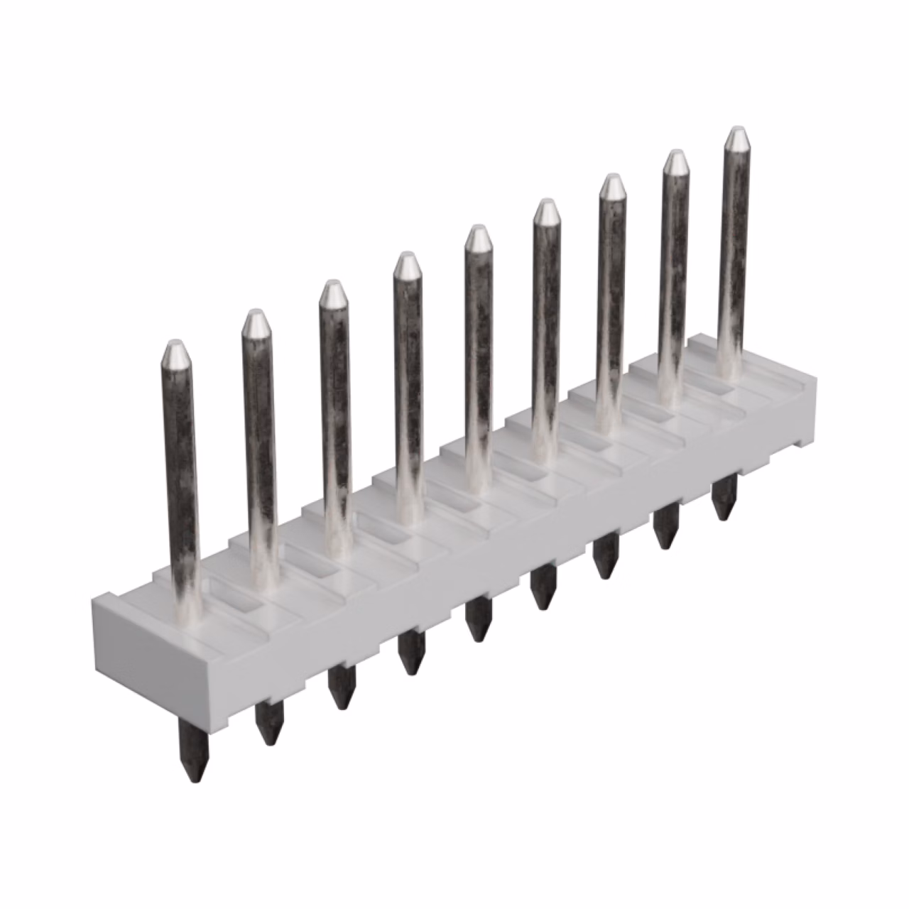 KK 396 Wire-to-Board Header, Vertical Round Pin, 9 Circuits, Tin (Sn) Plating, with Mating Pin Length of 11.43mm (.450