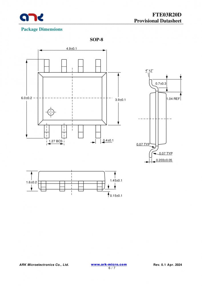 FTE03R20D datasheet page 6
