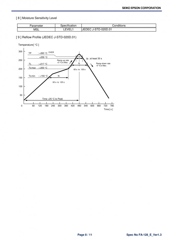 EPSON FA-128 datasheet page 8