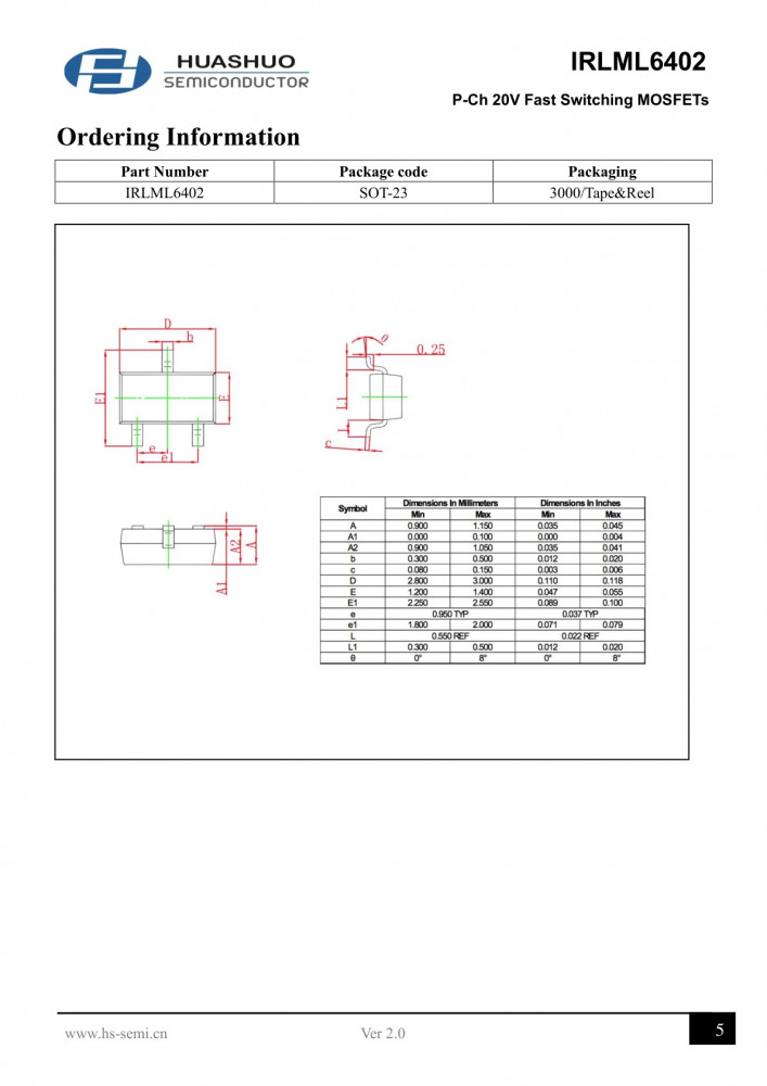 IRLML6402 datasheet page 5