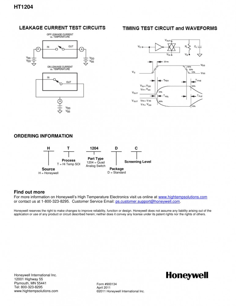 HT1204 technical document page 5