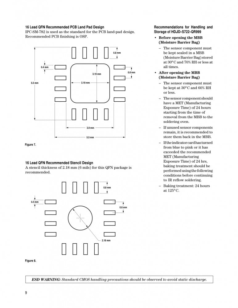 HDJD-S722-QR999 datasheet page 9