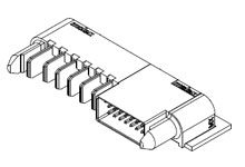 Sabre Plug Housing, 7.50mm Pitch, UL 94V-2, 3 Circuits, Glow-Wire Capable, Black