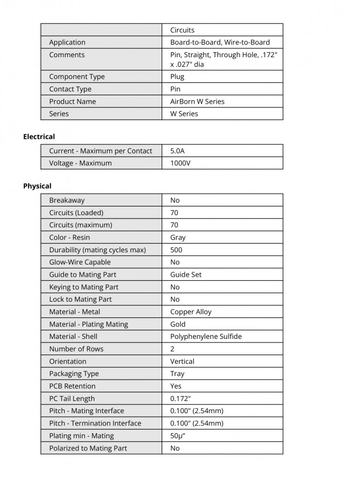 WTBV70PD11SY technical document image, page 2