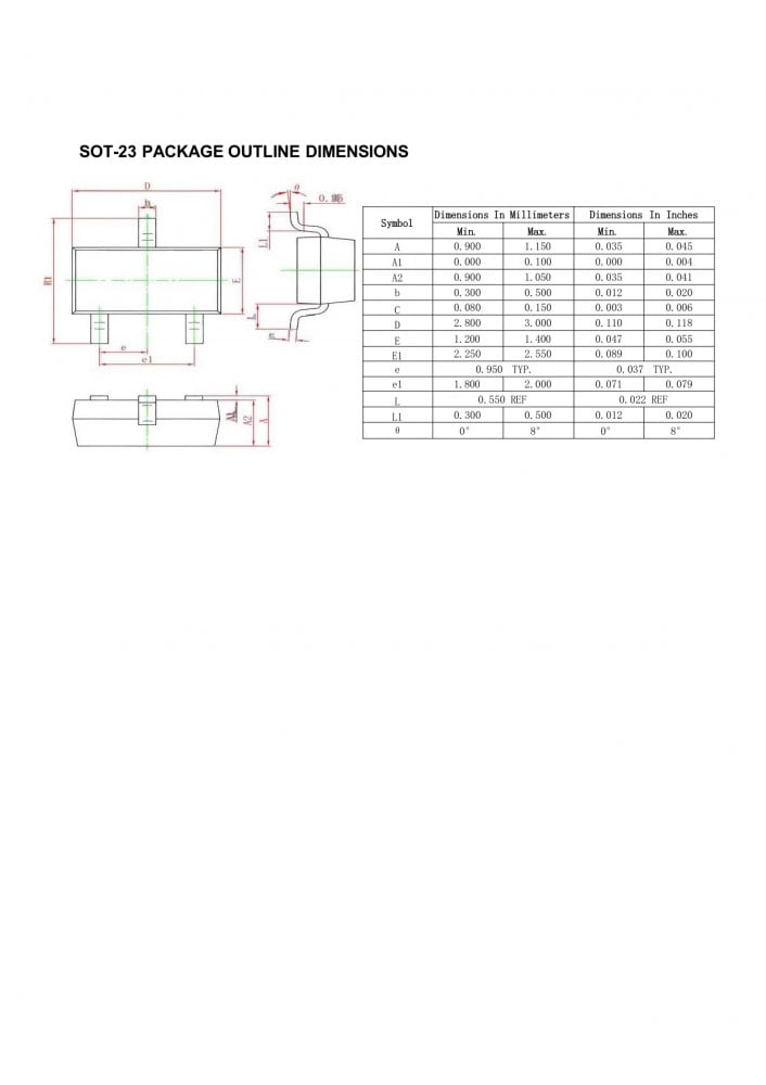 SI2308A technical datasheet page 5