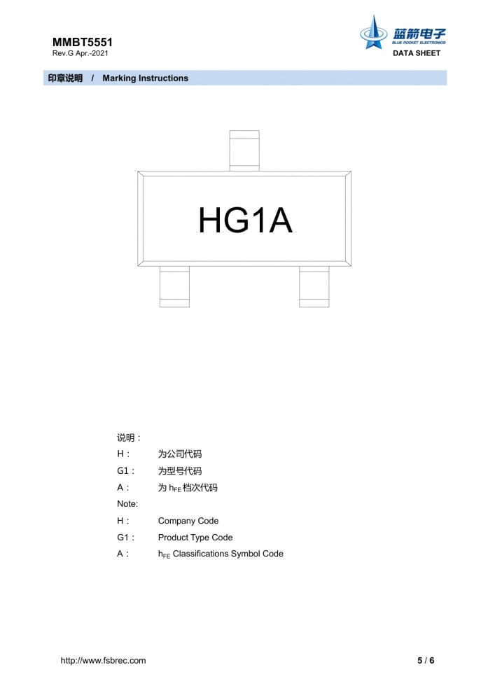 MMBT5551 datasheet page 5
