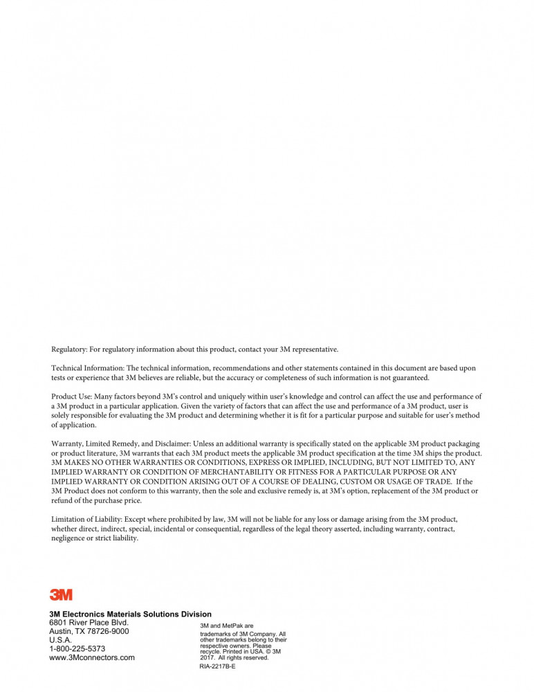 3M MP2-SP10-51P1-KR technical document visual page