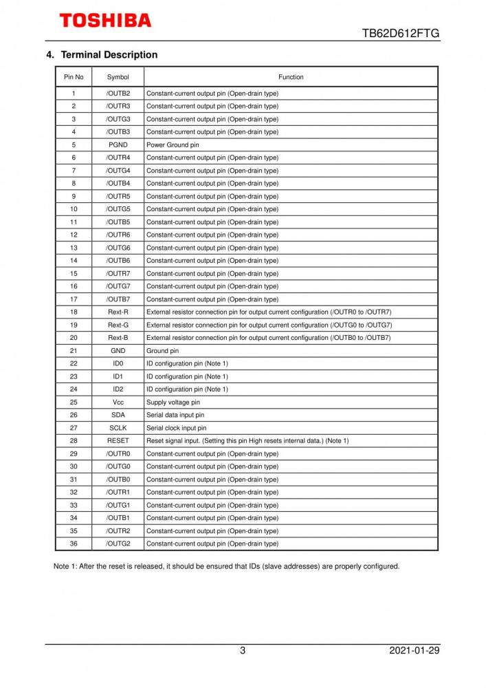 TB62D612FTG datasheet page 3