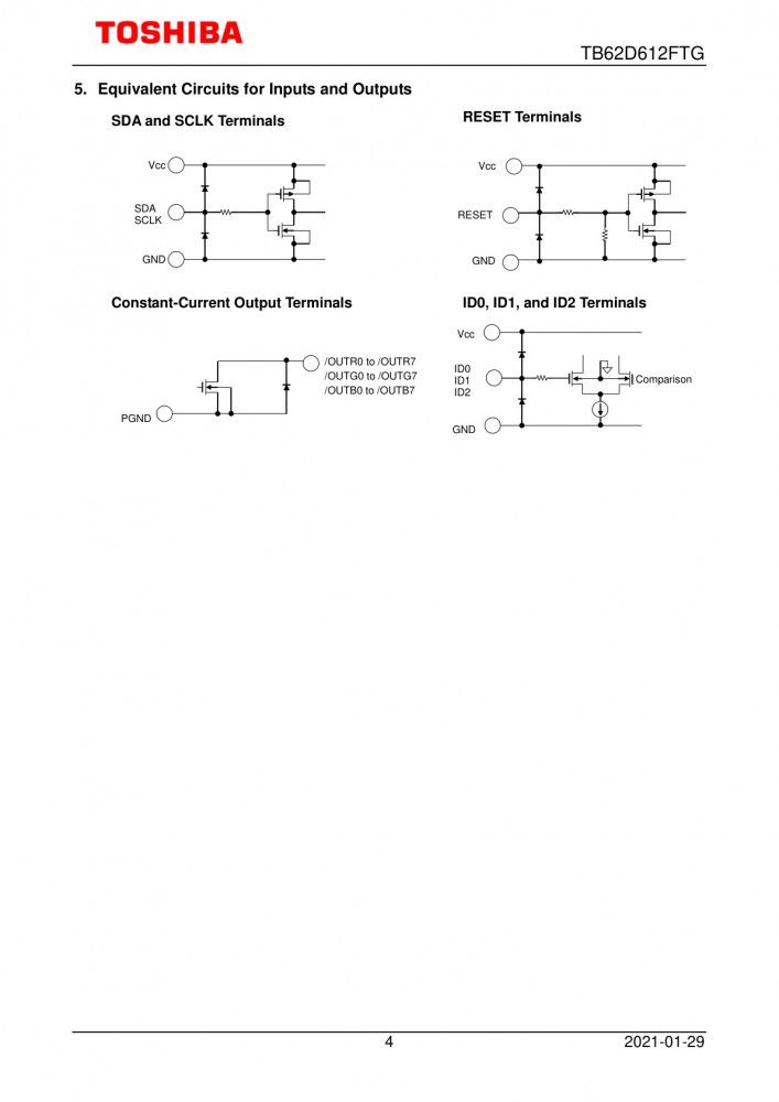 TB62D612FTG datasheet page 4