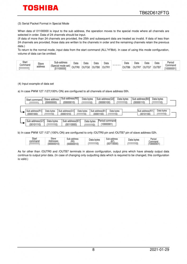 TB62D612FTG datasheet page 8
