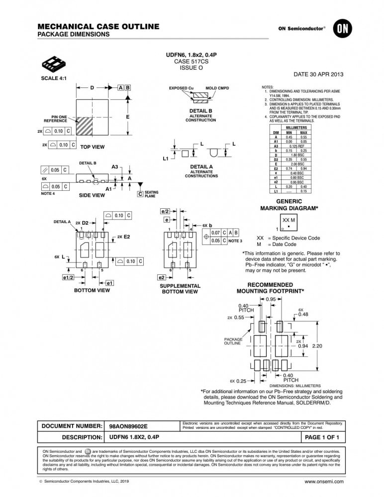 NSPU5221MUTBG datasheet page 5