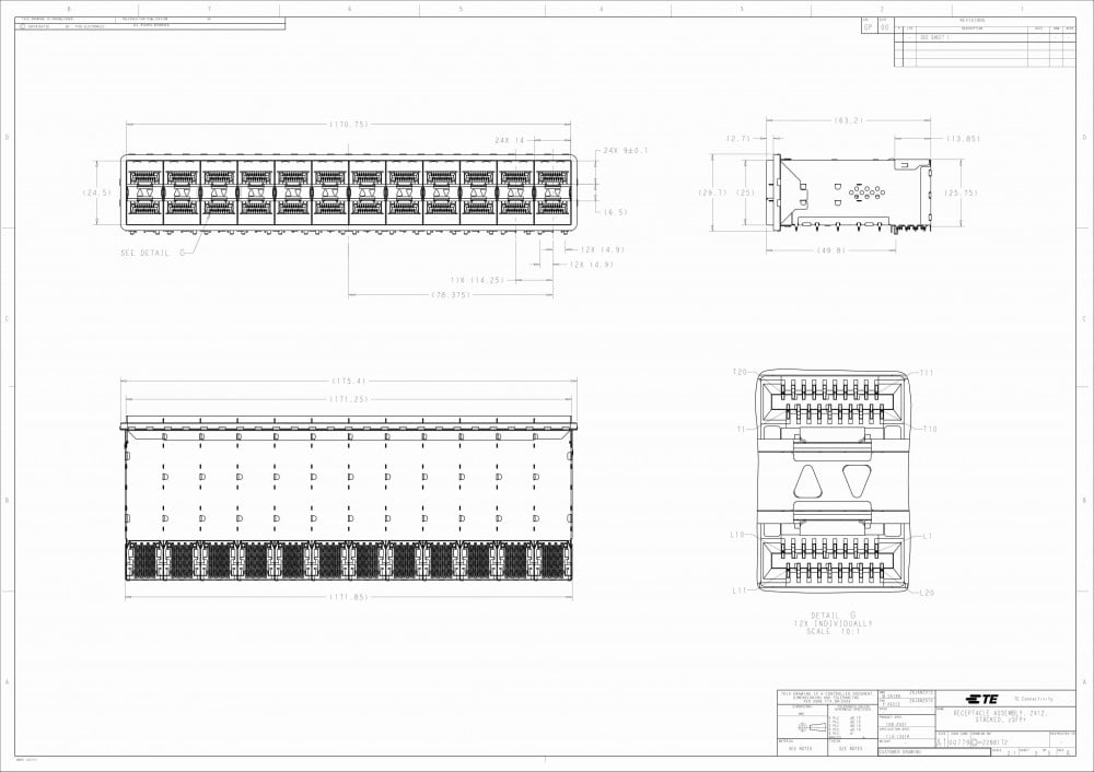 TE Connectivity 2288172-3 drawing sheet 3