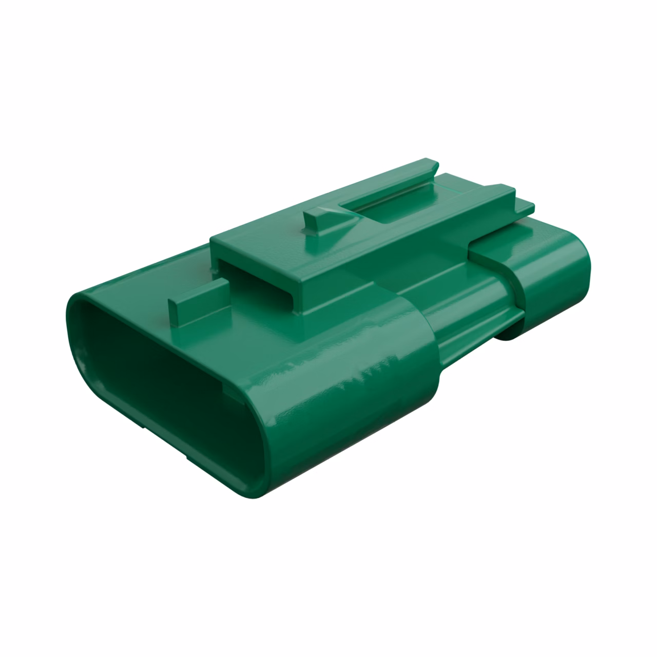 Squba Sealed Plug Assembly with Clipslot, 1.80mm Pitch, Single Row, 10 Circuits, Green for sale
