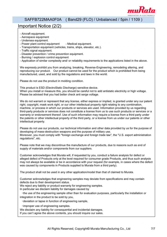 SAFFB722MAA0F0A datasheet page 8