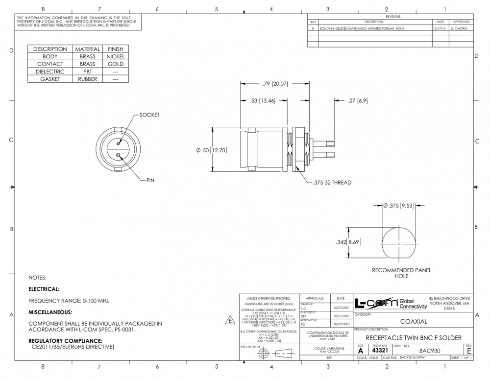 BAC930 technical document preview