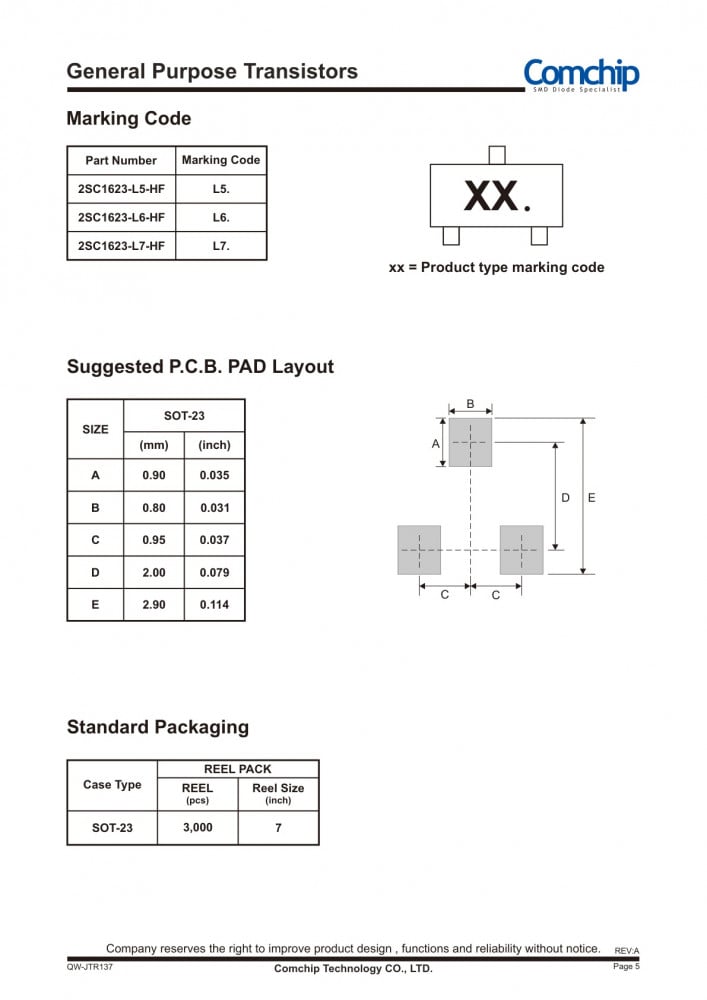 2SC1623-HF datasheet page 5