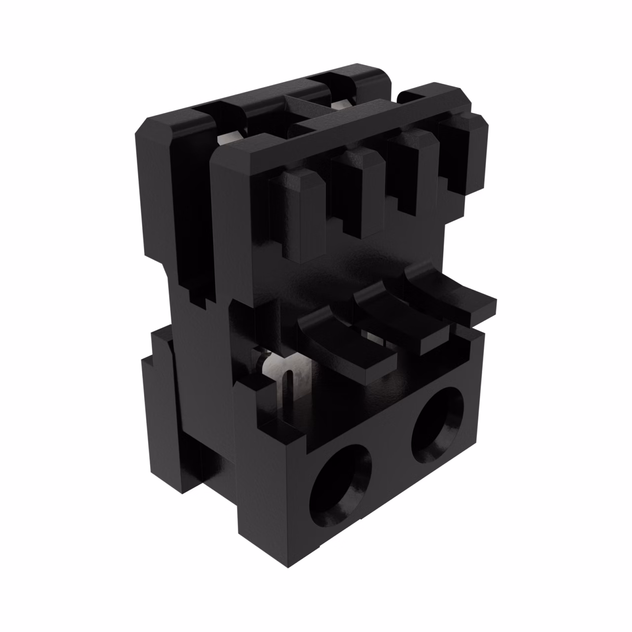 5.00mm Pitch Appli-Mate RAST Power Female Connector, 2 Circuits, Fully Coded, Polarizing Ribs Between Circuits 1 and 2, Open Endwalls, Glow-Wire Capable for sale
