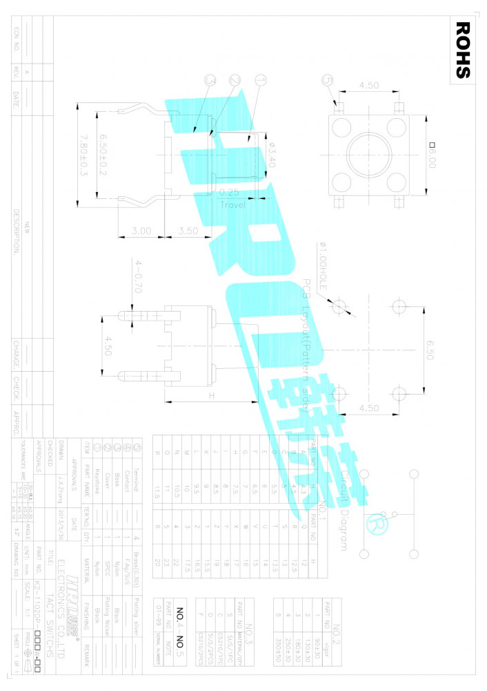 K2-1102DP-O3SW-04 technical document page