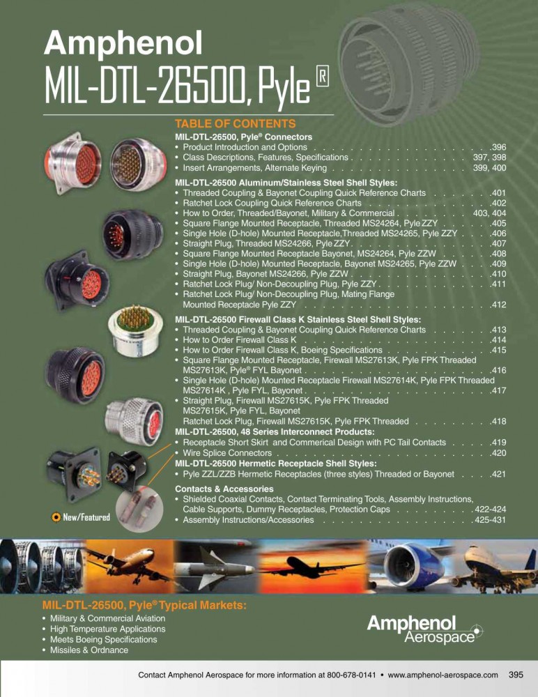 Amphenol Pyle technical document page 1