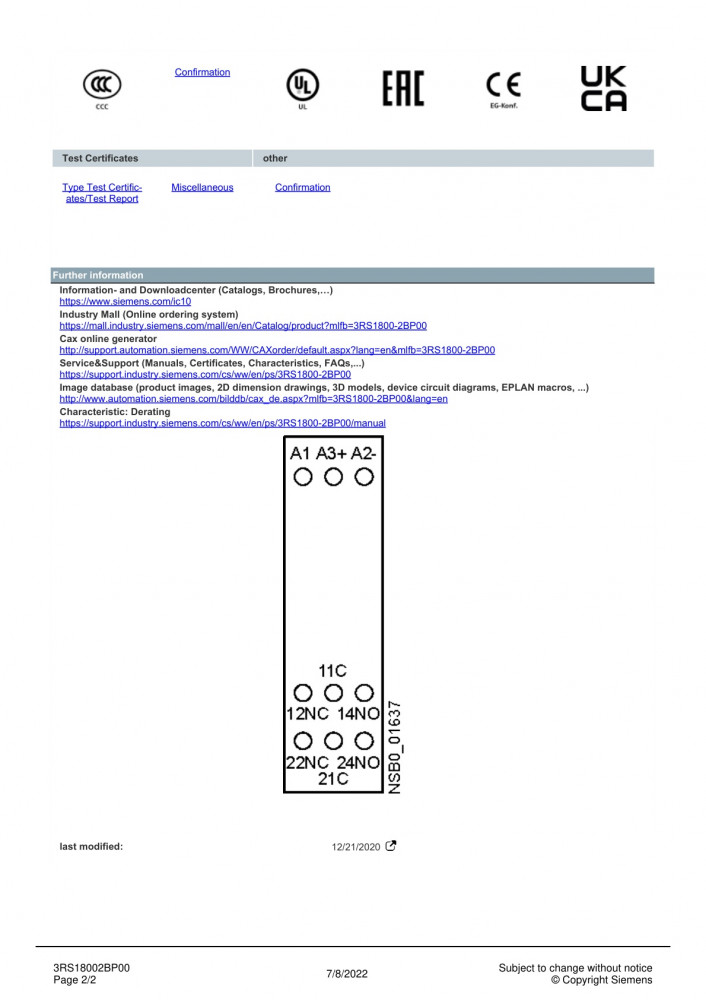 3RS1800-2BP00 technical document page 2