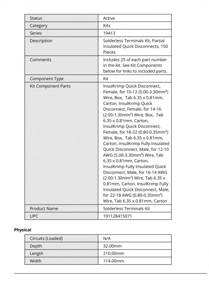 Product document preview, page 2