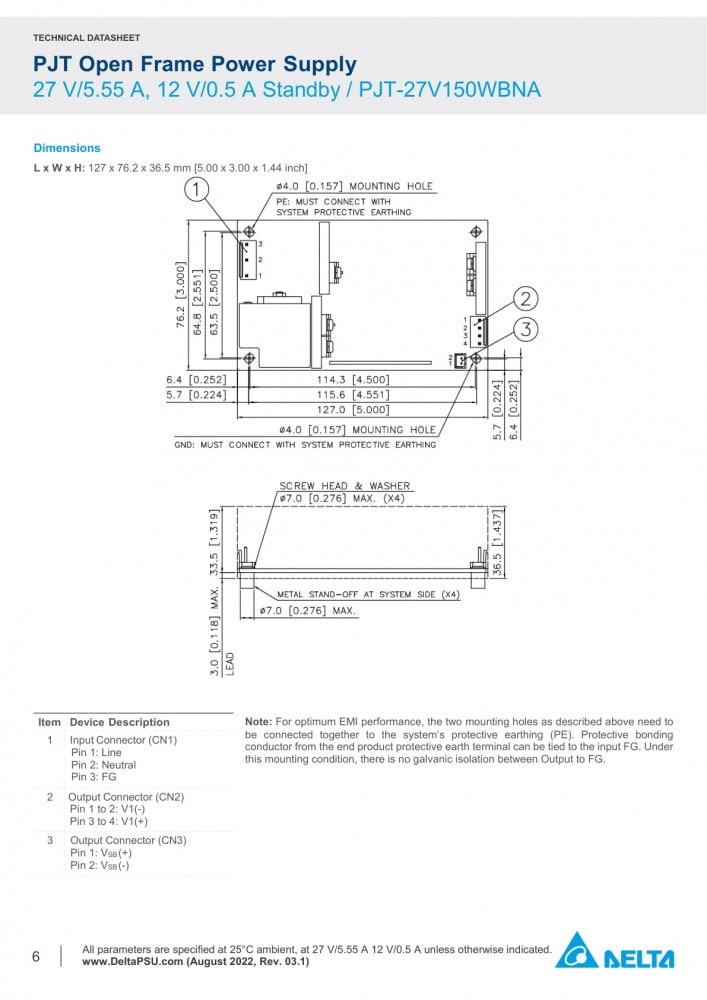 PJT-27V150WBNA datasheet page 6