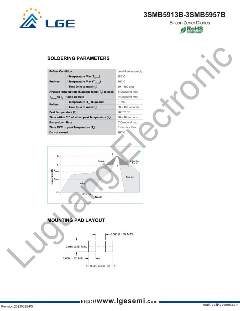 LGE 3SMB5913B datasheet page 5