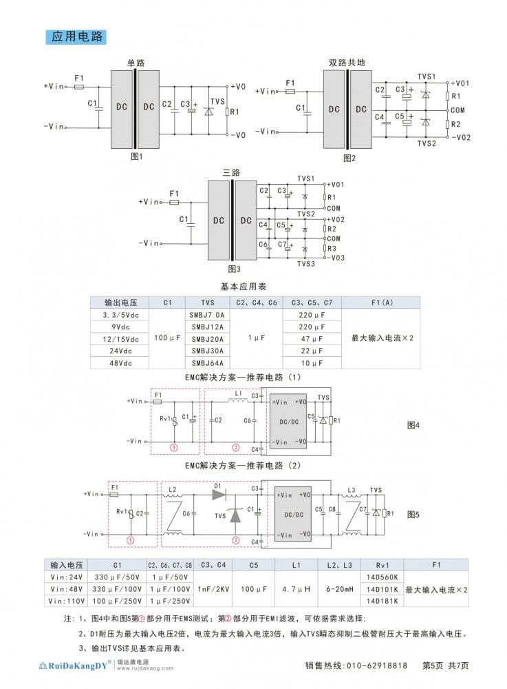 RKD50-24S12 technical document page 5