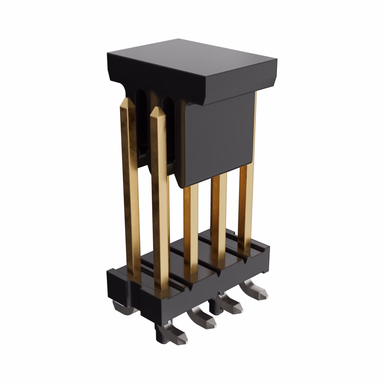 Milli-Grid Header, Vertical, Surface Mount, 12 Circuits, 0.38µm Gold (Au) Plating, Mating Pin Length 3.80mm, with Pegs, Tape and Reel, Lead-Free
