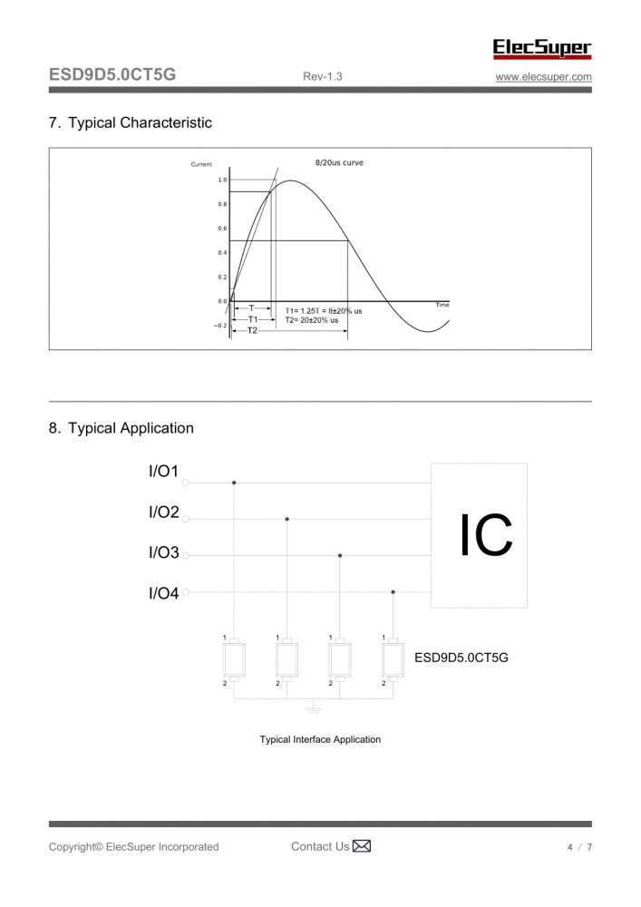 ESD9D5.0CT5G datasheet page 4