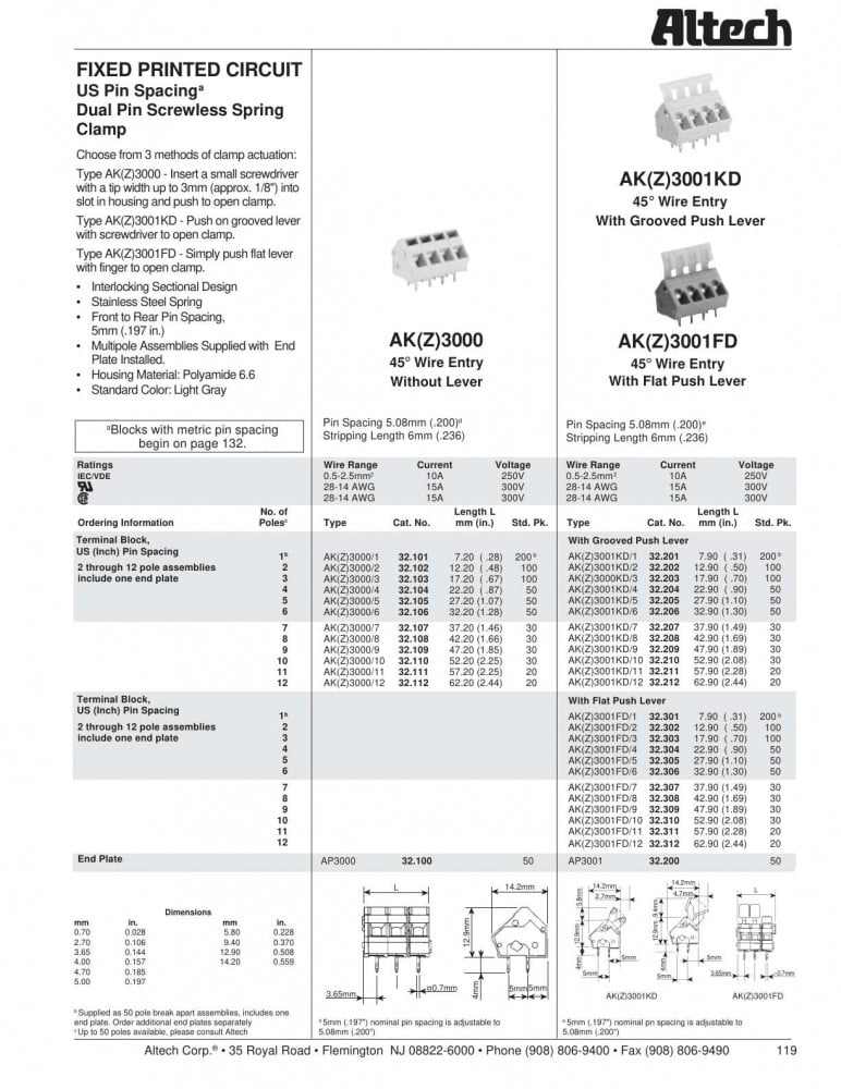 Altech technical document page 8