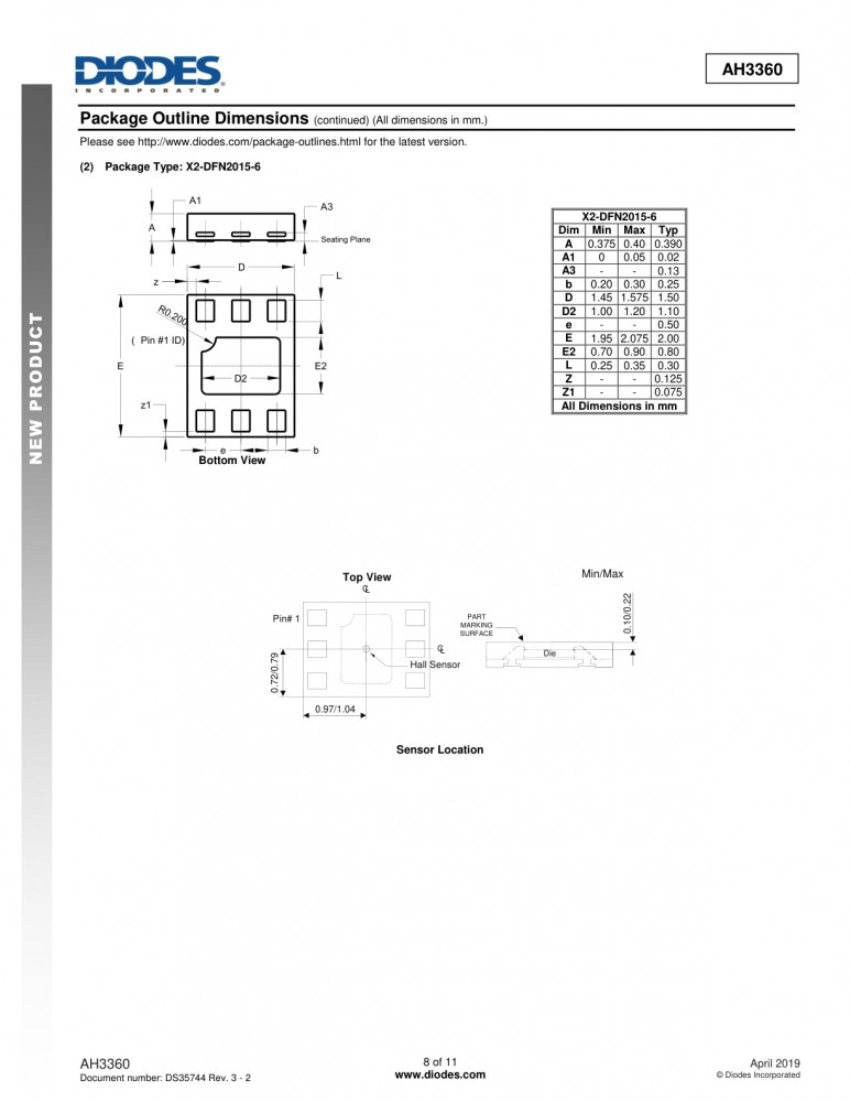 AH3360 datasheet page 8